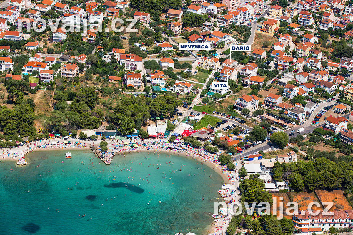 Pláže Vodice, Chorvátsko | NOVALJA