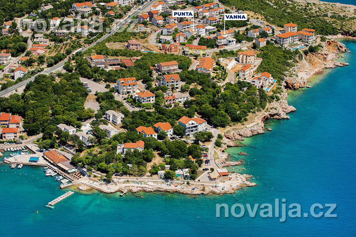 Pláže Povile, Chorvátsko | NOVALJA