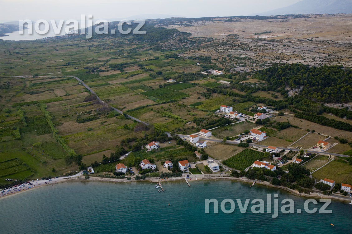Caska, Zubovići – letecké snímky, Pag, Chorvátsko I NOVALJA