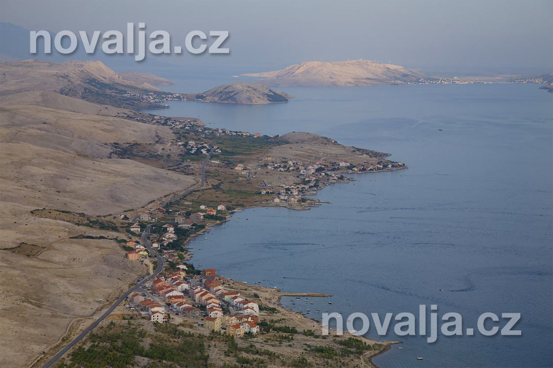 Caska, Zubovići – letecké snímky, Pag, Chorvátsko I NOVALJA