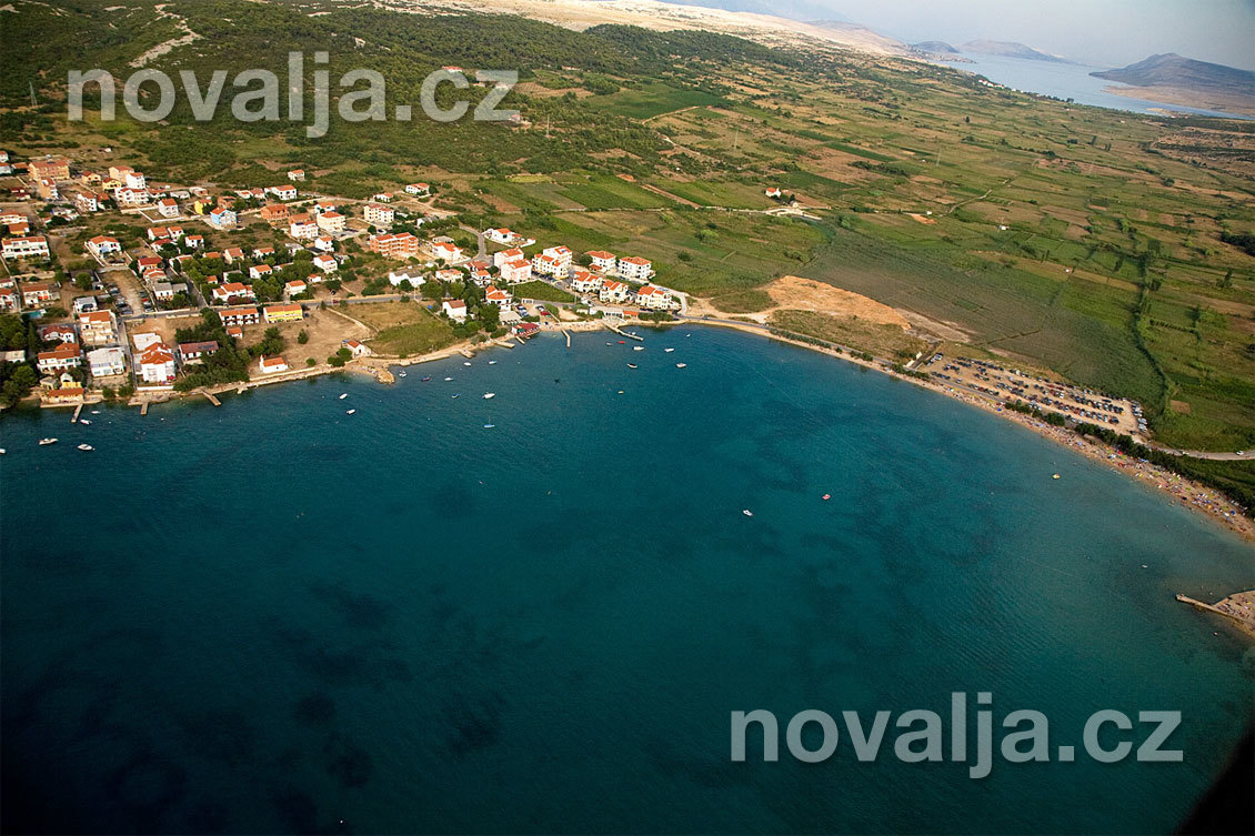 Stará Novalja - letecké zábery, Pag, Chorvátsko I NOVALJA
