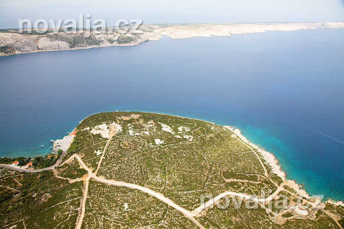Stará Novalja - letecké zábery, Pag, Chorvátsko I NOVALJA