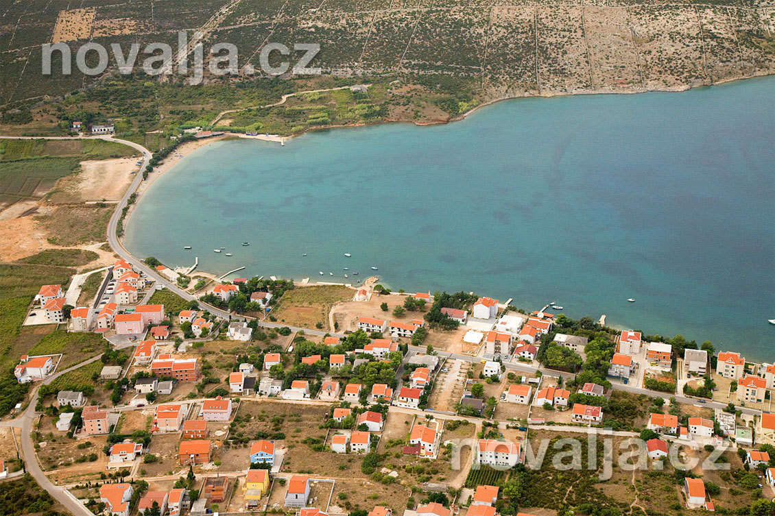 Stará Novalja - letecké zábery, Pag, Chorvátsko I NOVALJA
